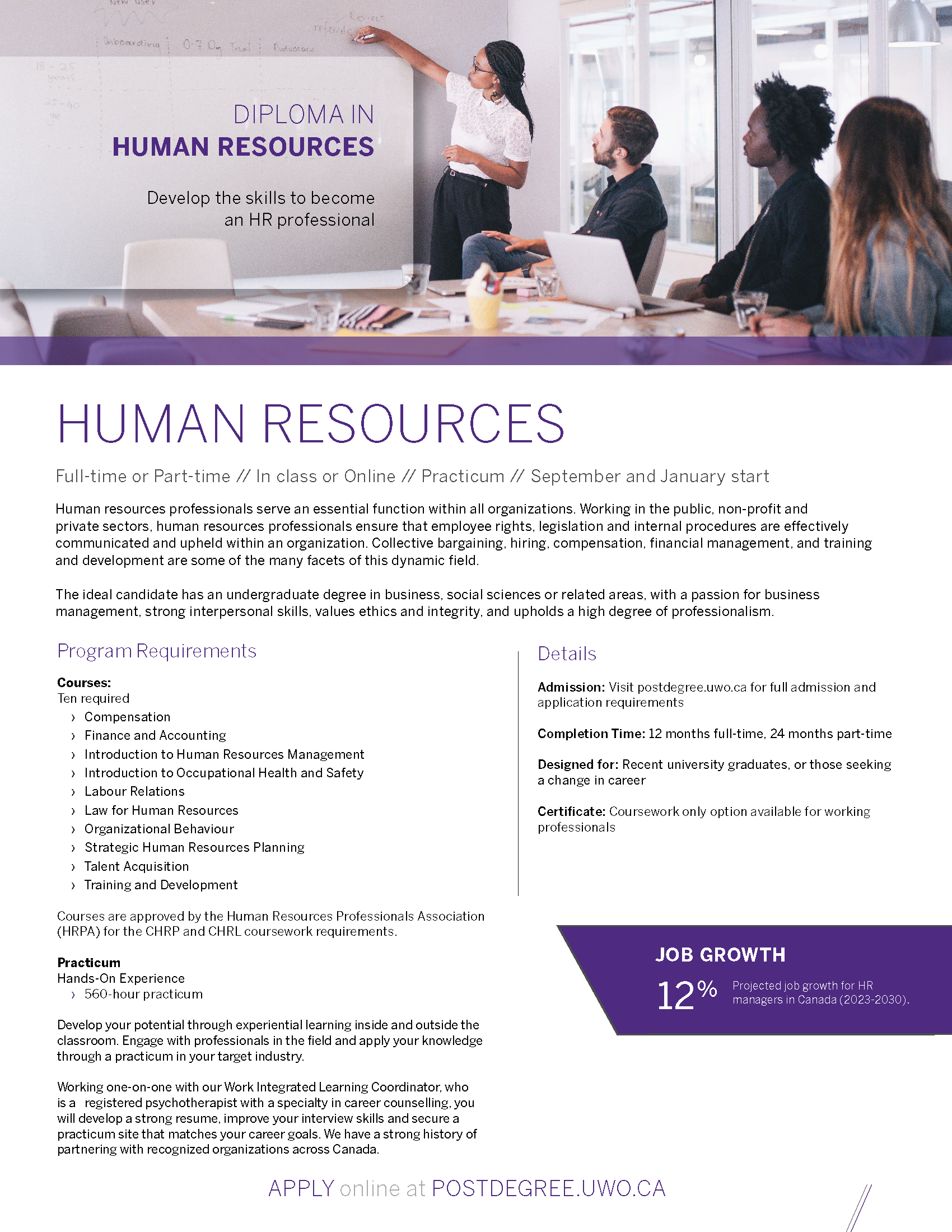 Post-Degree Publications | Western Continuing Studies