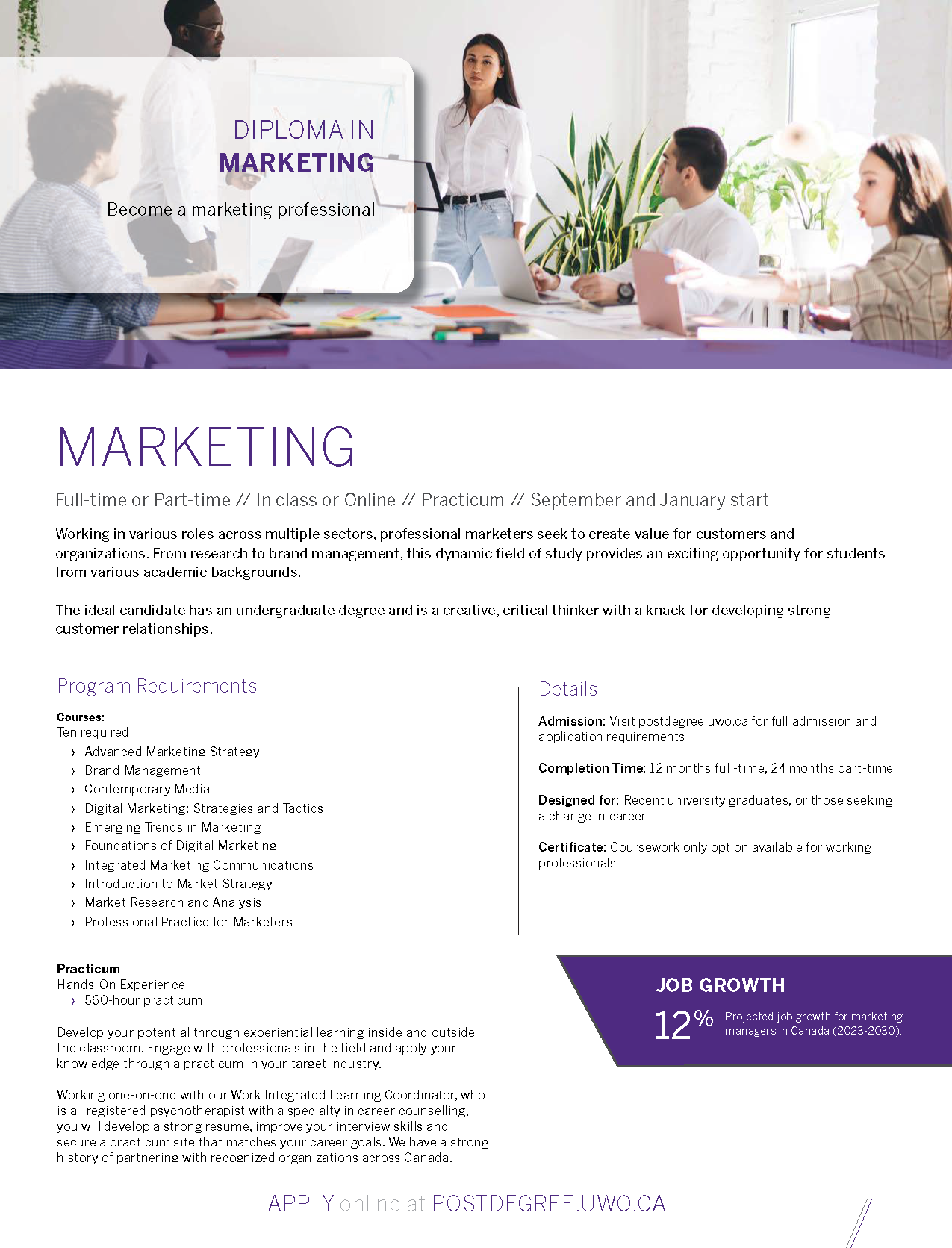 Post-Degree Publications | Western Continuing Studies