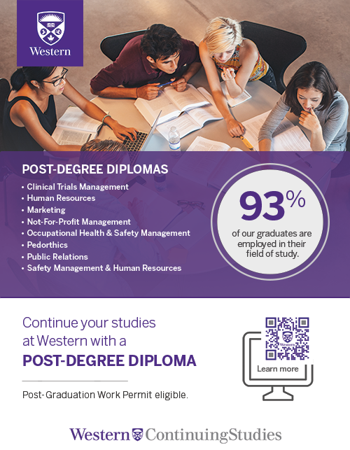 Post-Degree Publications | Western Continuing Studies